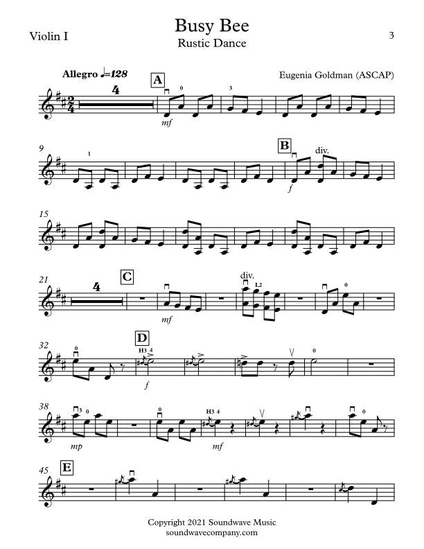 Busy Bee (Rustic Dance) – Soundwave Music Company