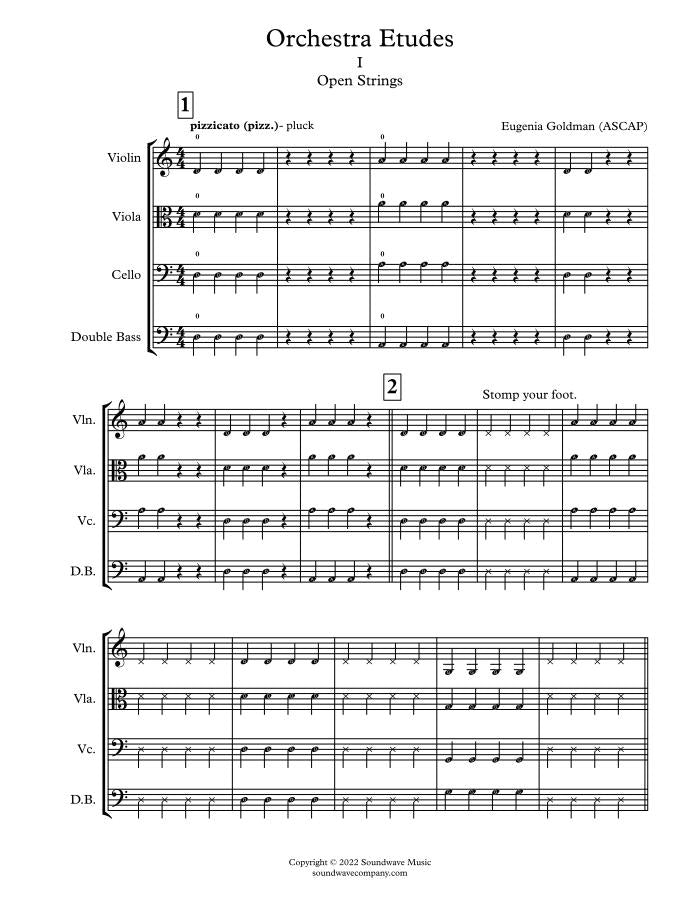Orchestra Etudes (Volume 1) – Soundwave Music Company